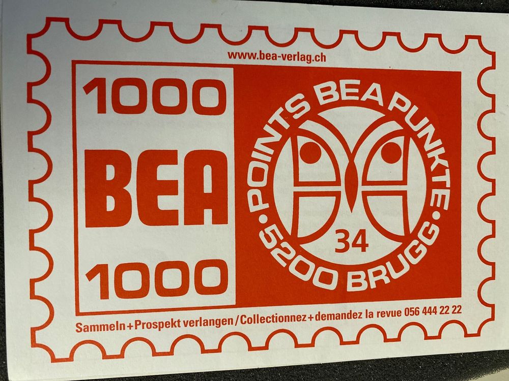 4000 POINTS BEA (Gebraucht) in Le Brassus für CHF 0.5 – mit Lieferung ...