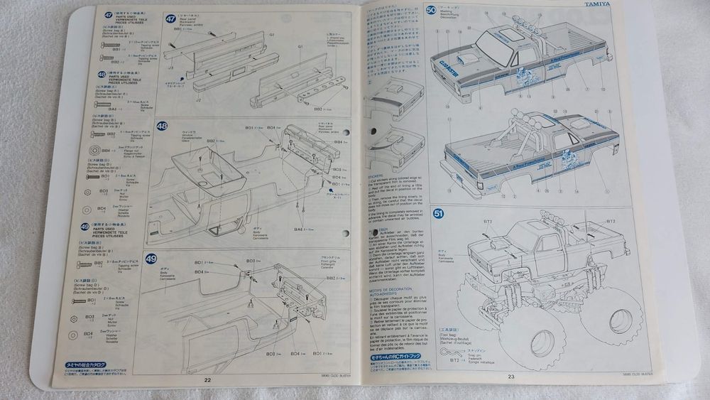 Tamiya Clod Buster Anleitung Manuel (58065, 1987) (Gebraucht) in ...