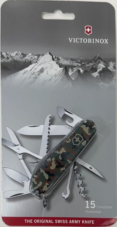 VICTORINOX SWISS ARMY KNIFE 15 FUNCTIONS HUNTSMAN (Neu und ...