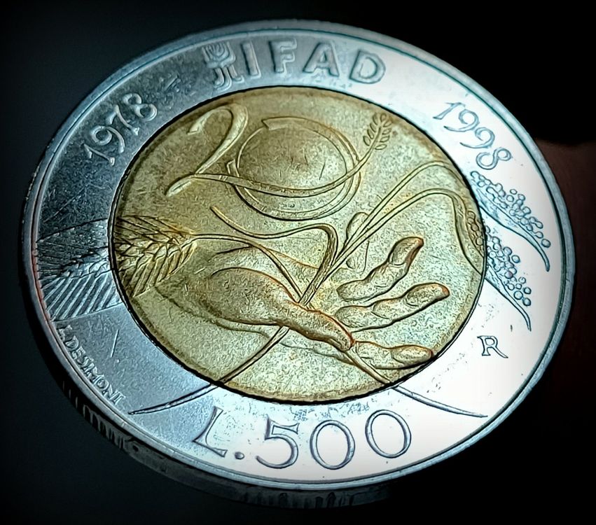 ITALIEN 500 LIRE 1998 (Gebraucht) in Winterthur für CHF 3 – mit Lieferung auf Ricardo kaufen