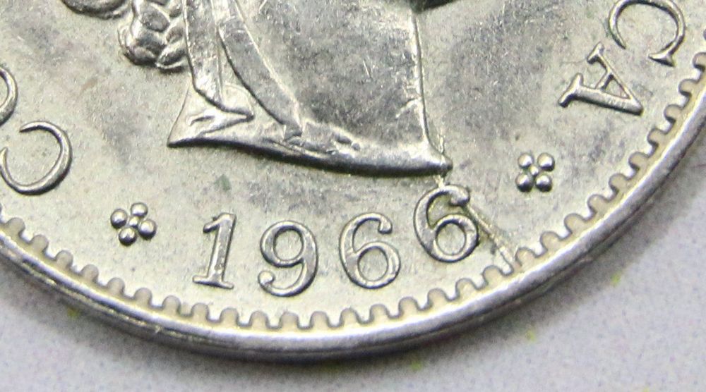 Rarität 5 Rappen 1966 Abart Stempelriss bei Jahreszahl 6 (Gebraucht) in Winterthur für CHF 14 ...