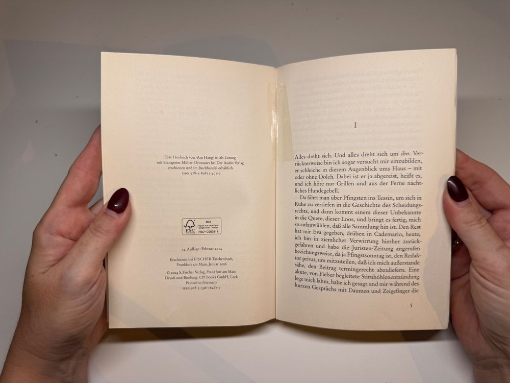 ROMAN: Markus Werner, Am Hang (Gebraucht) in Grosswangen für CHF 4 ...