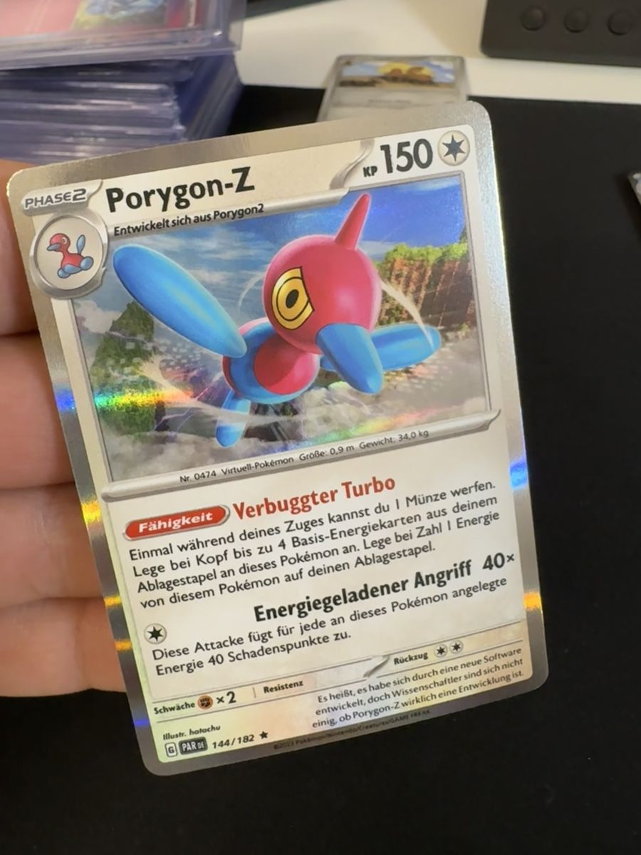 Porygon-Z 144/182 – Paradox Rift – Pokémon Karte – Deutsch (Neu (gemäss ...