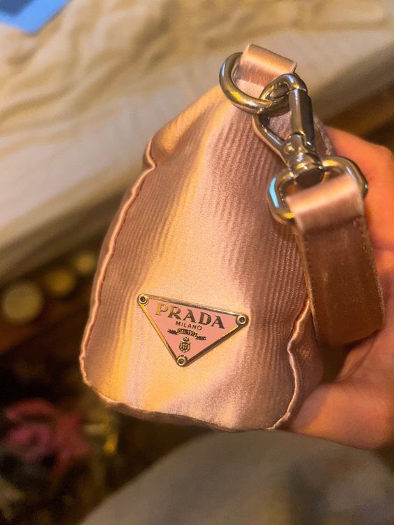 Hellrosa vintage mini Prada Tasche | Kaufen auf Ricardo