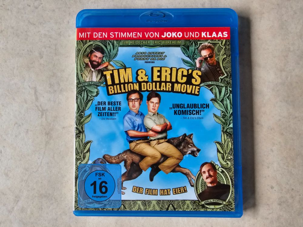 Tim & Eric's - Billion Dollar Movie / Bluray (Gebraucht) in Schneisingen für CHF 4 – mit ...