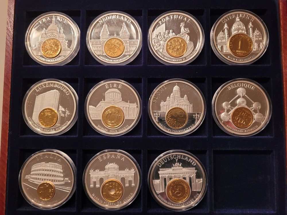 Euro Collection mit 11 Medaillen Das Geld Europas (Neu (gemäss ...