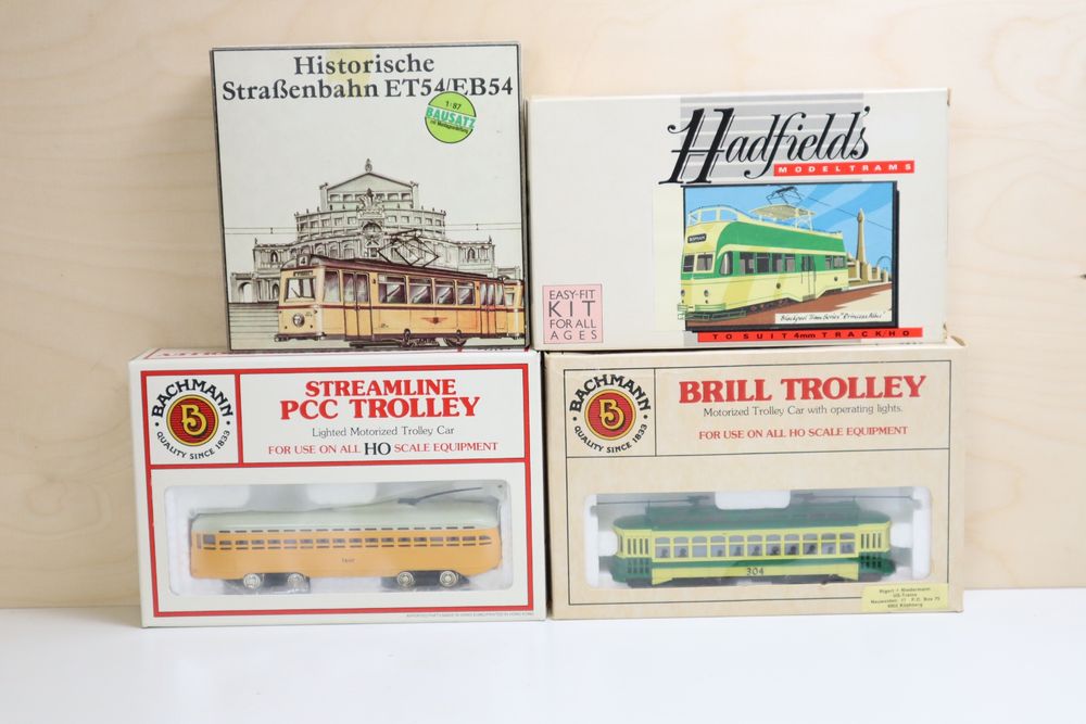 Strassenbahn Set (Model und Bachmann Trolley Car H0) (Gebraucht) in ...