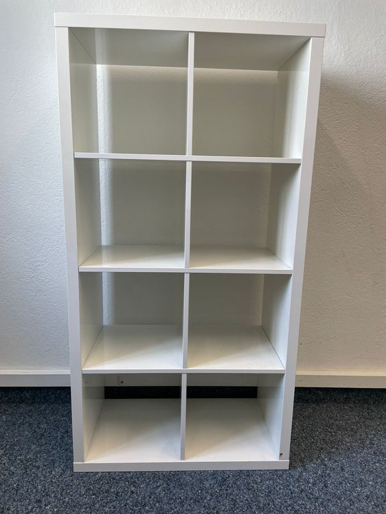 Weisses Bückerregal Kallax von Ikea - tipptopper Zustand (Gebraucht) in ...