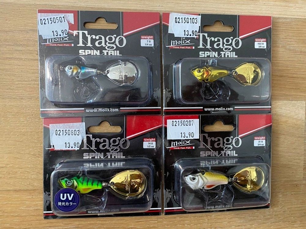 Molix Trago Jig Spinner Set - Bleifrei (Neu und originalverpackt) in Widnau für CHF 32.5 – mit ...
