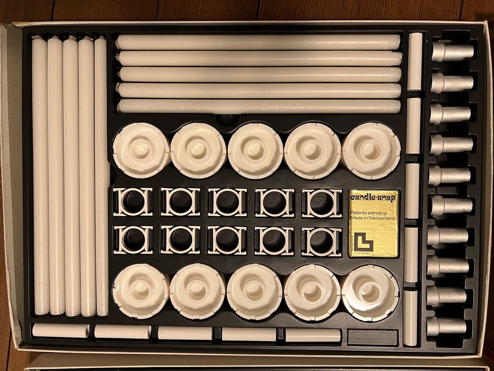 Candle snap space age wie panton 70er Kerzenständer (Gebraucht) in bad ...