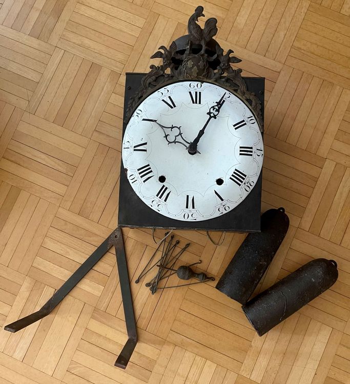 Antike Comtoise Morez Burgunder Uhr 1785 Typ Coq (Gebraucht) in ...