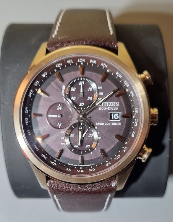 Citizen Herrenuhr AT8019-02W, Chrono, Solar, Funkuhr (Neu und ...