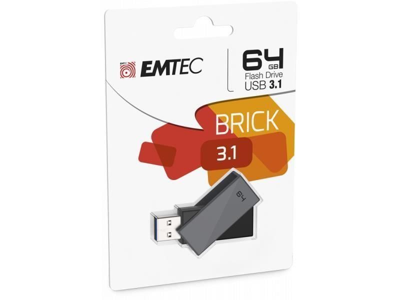 USB FlashDrive 64GB EMTEC C350 Brick 3.1 (Neu und originalverpackt) in ...