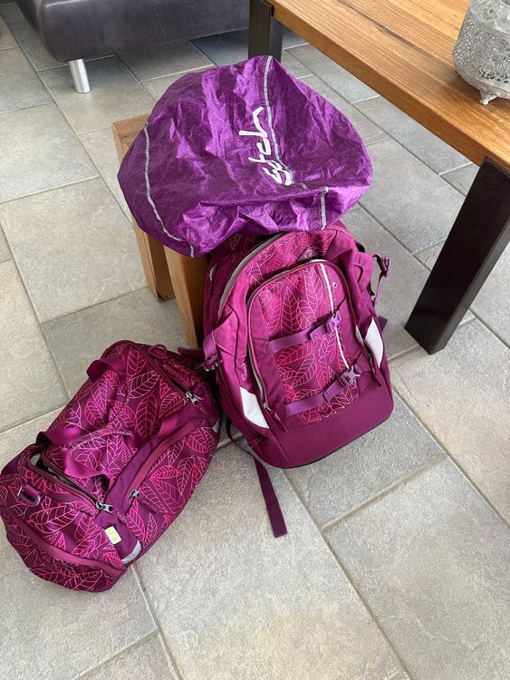 trendiges Schulrucksack-Set pink für Mädchen von Satch | Kaufen auf Ricardo