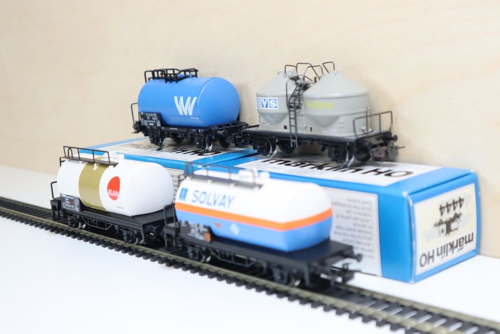 Märklin 4 x Güterwagen 4444 / 4447 - Set H0 Raritäten (Gebraucht) in ...