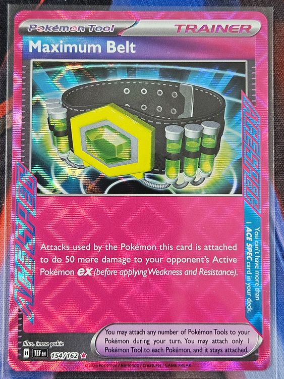 Pokemon Maximum Belt 154/162 Temporal Forces EN (Neuf (Voir description ...