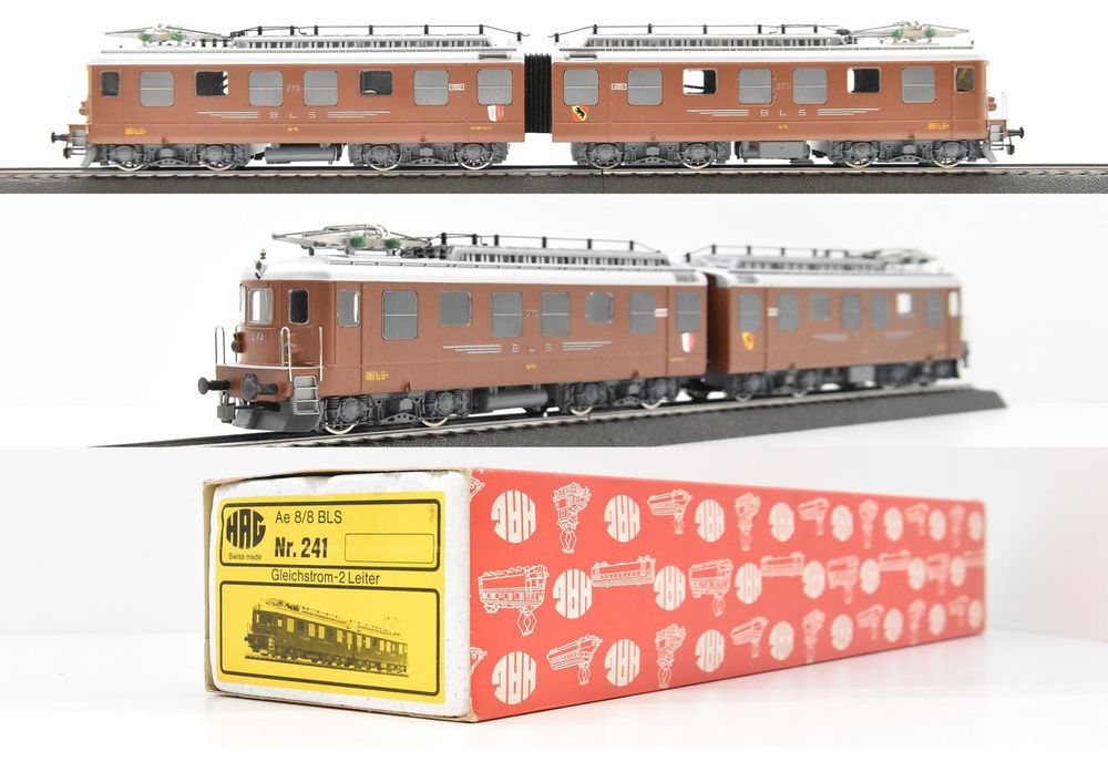 HAG 241 E-Lok Ae 8/8 Bern, Wallis BLS H0 GS Analog mit OVP (Gebraucht ...