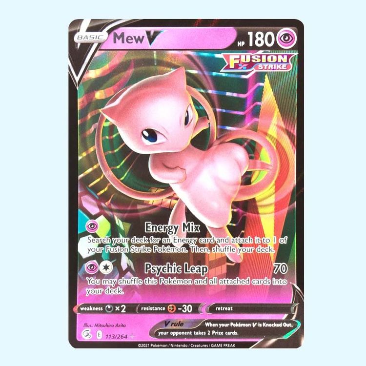 Mew V // 113 // Fusion Strike // Pokémon - EN | Kaufen auf Ricardo
