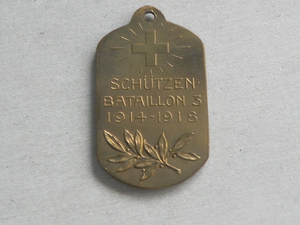 Medaille Schweiz Militär Grenzbesetzung 1914 - 18 Bat. 3 | Kaufen auf Ricardo