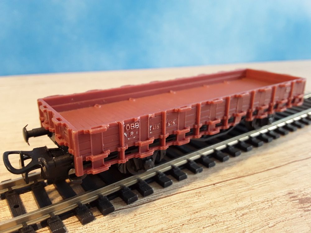 Liliput 20412 __ ÖBB __ 2 achsiger Flachwagen __ Spur H0 | Kaufen auf ...