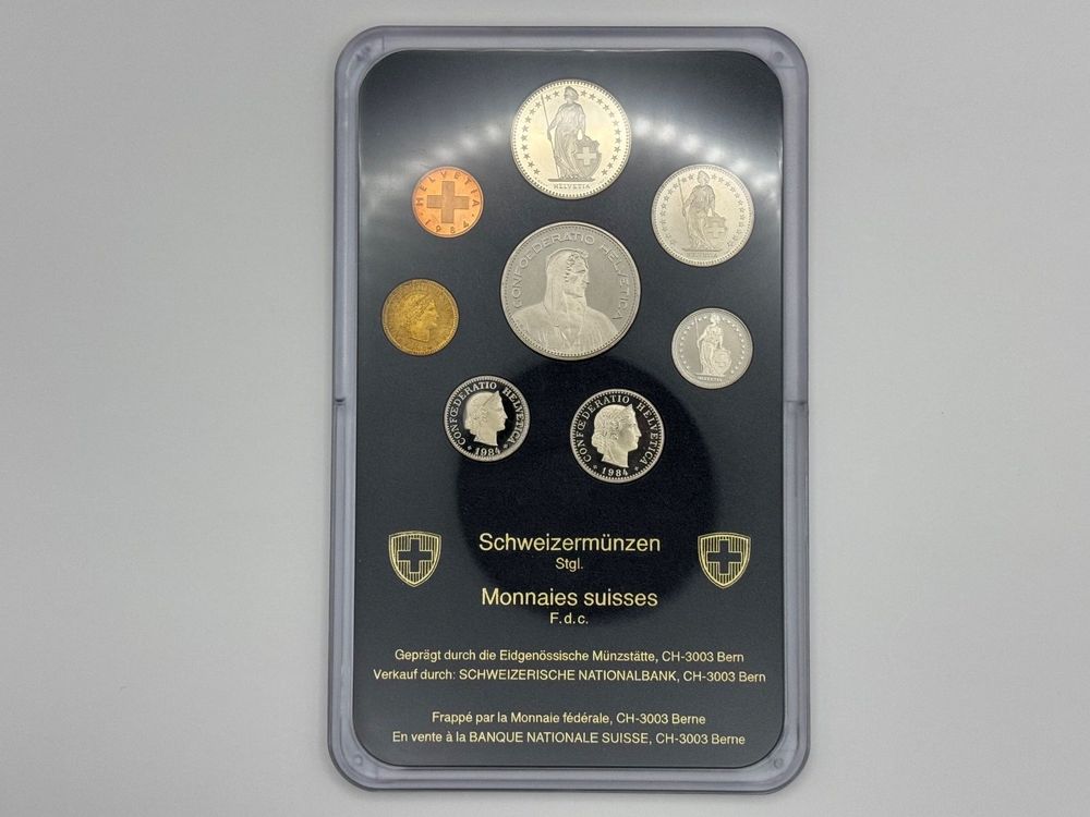 Schweizer Münzsatz 1984 Proof Stempelglanz PP (Neu (gemäss Beschreibung)) in Luzern für CHF 29 ...