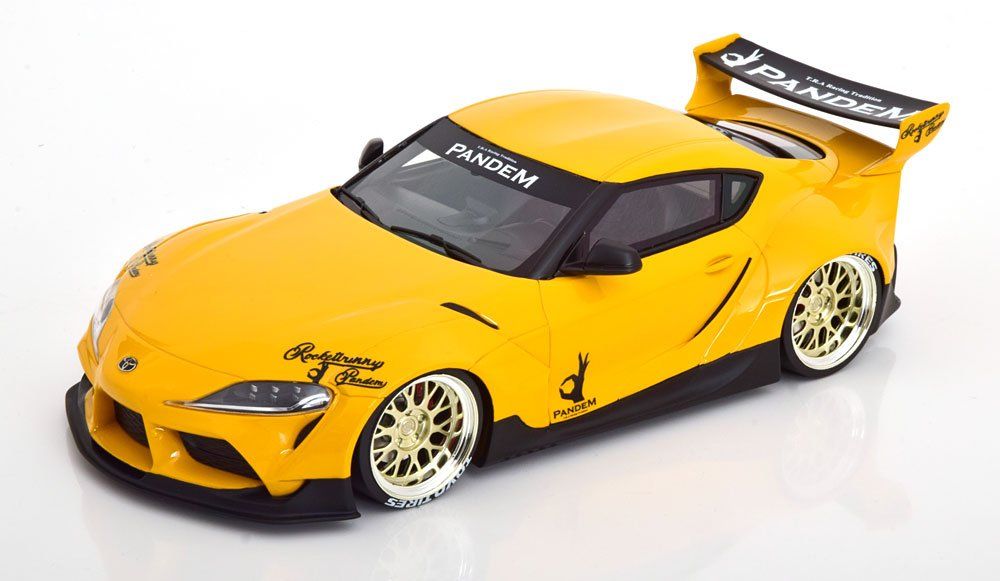 PANDEM TOYOTA GR SUPRA V1.0 2019 GELB 1:18 TRUESCALE (Neu und ...