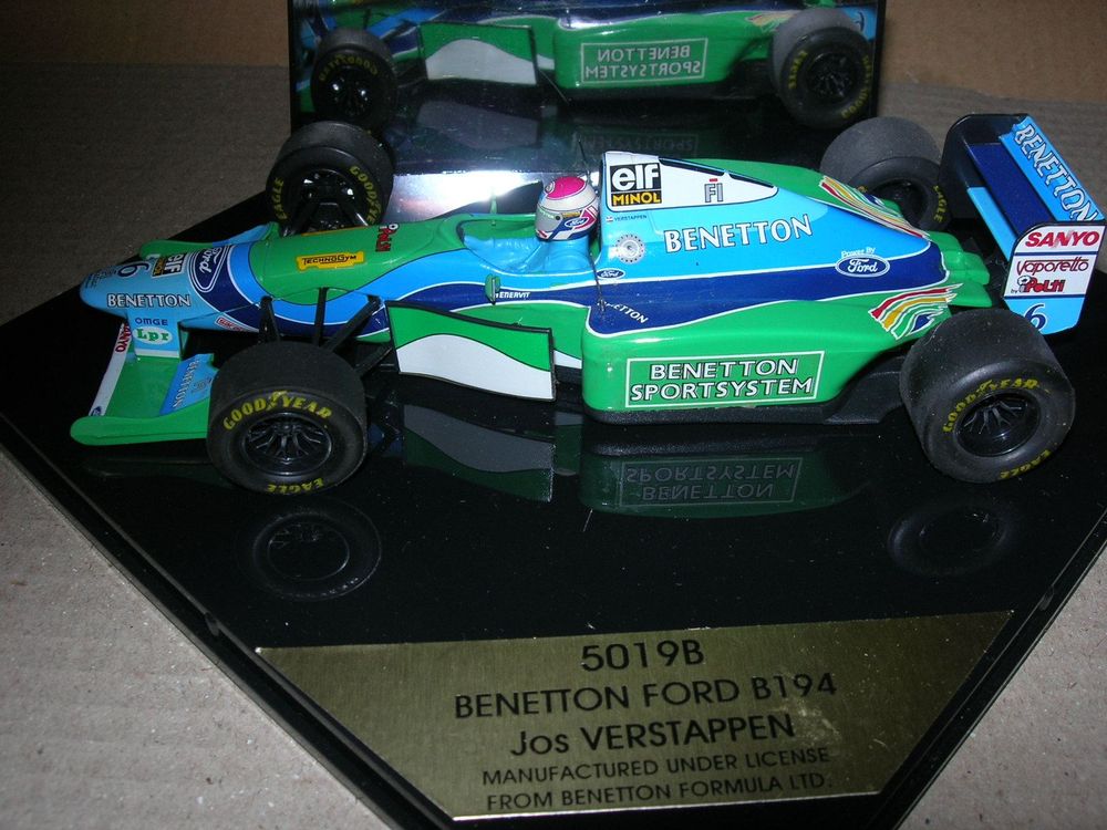 Benetton Ford B194 J.Verstappen * Onyx 1:24 (Neu und originalverpackt ...