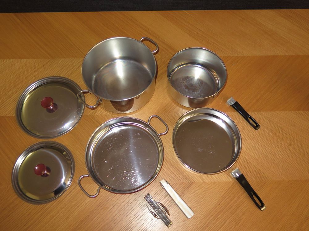 Camping Kochtopf Set, Pfannen, Töpfe + Zubehör (Gebraucht) in Basel für ...