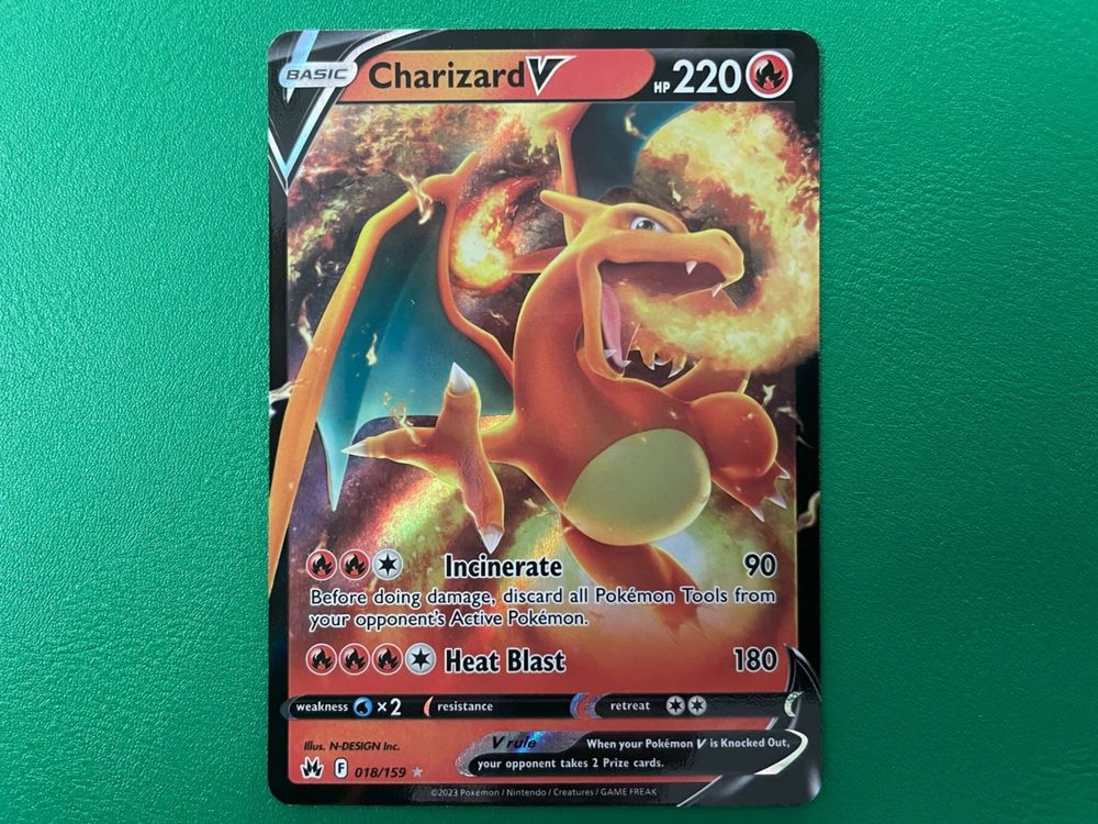 Pokémon Crown Zenith: Charizard V 018/159 (EN) | Kaufen auf Ricardo