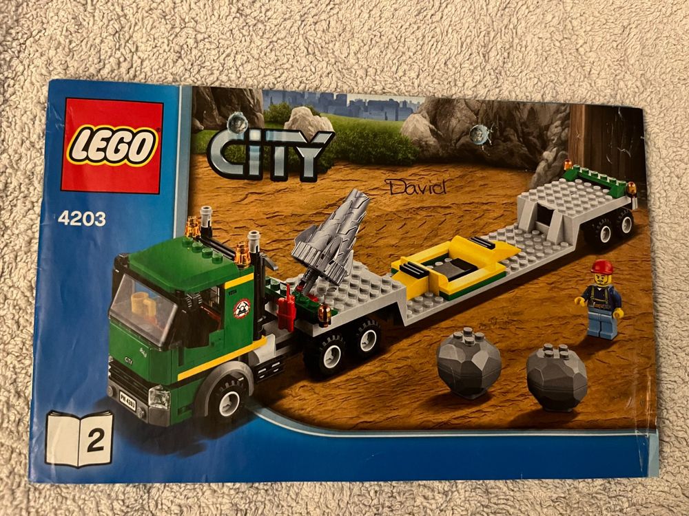 Lego 4203 «Bergbau Laster mit Auflieger und Bagger» – 305 T. | Kaufen ...