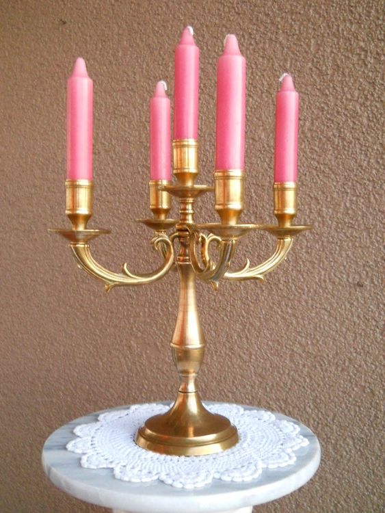 Alter 5 flammiger Messing Kerzenständer Leuchter 1960 Jahre (Gebraucht) in Ostermundigen für CHF ...