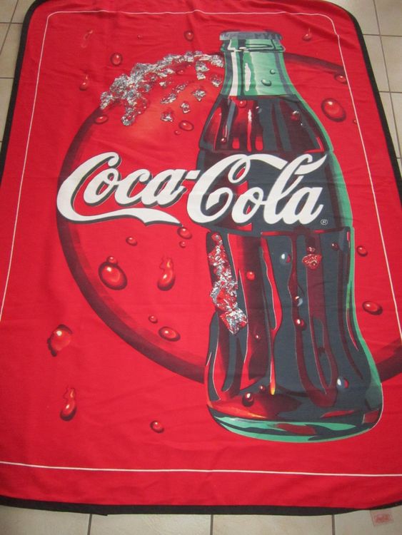 Strand - Badetuch Coca - Cola L. 210 cm. B. 150 cm (Gebraucht) in ...