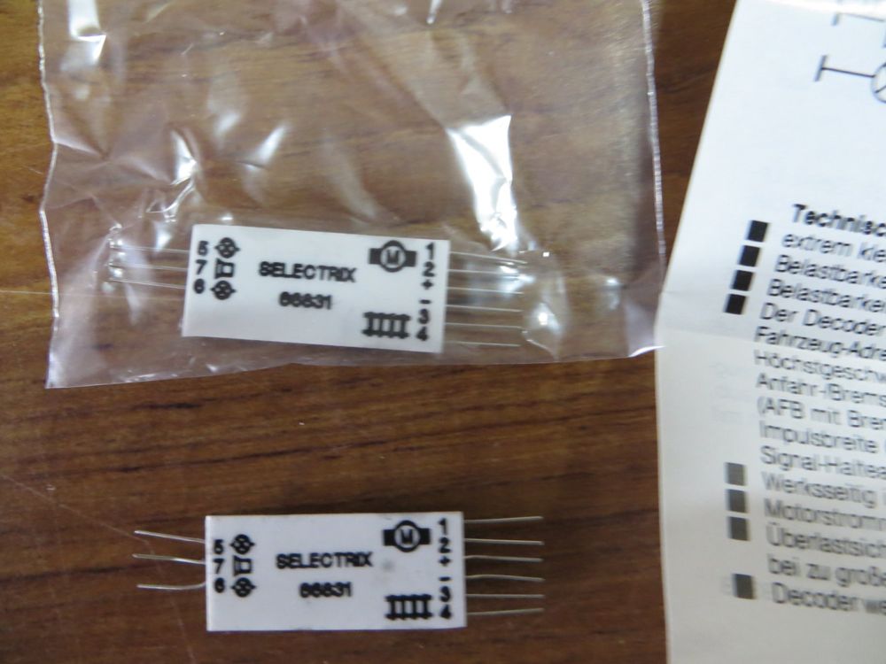 2 Trix Decoder, Spur HO, 66831 | Kaufen auf Ricardo