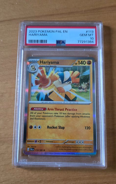 Pokemon Hariyama 113/193 PSA 10 GEM MT | Kaufen auf Ricardo