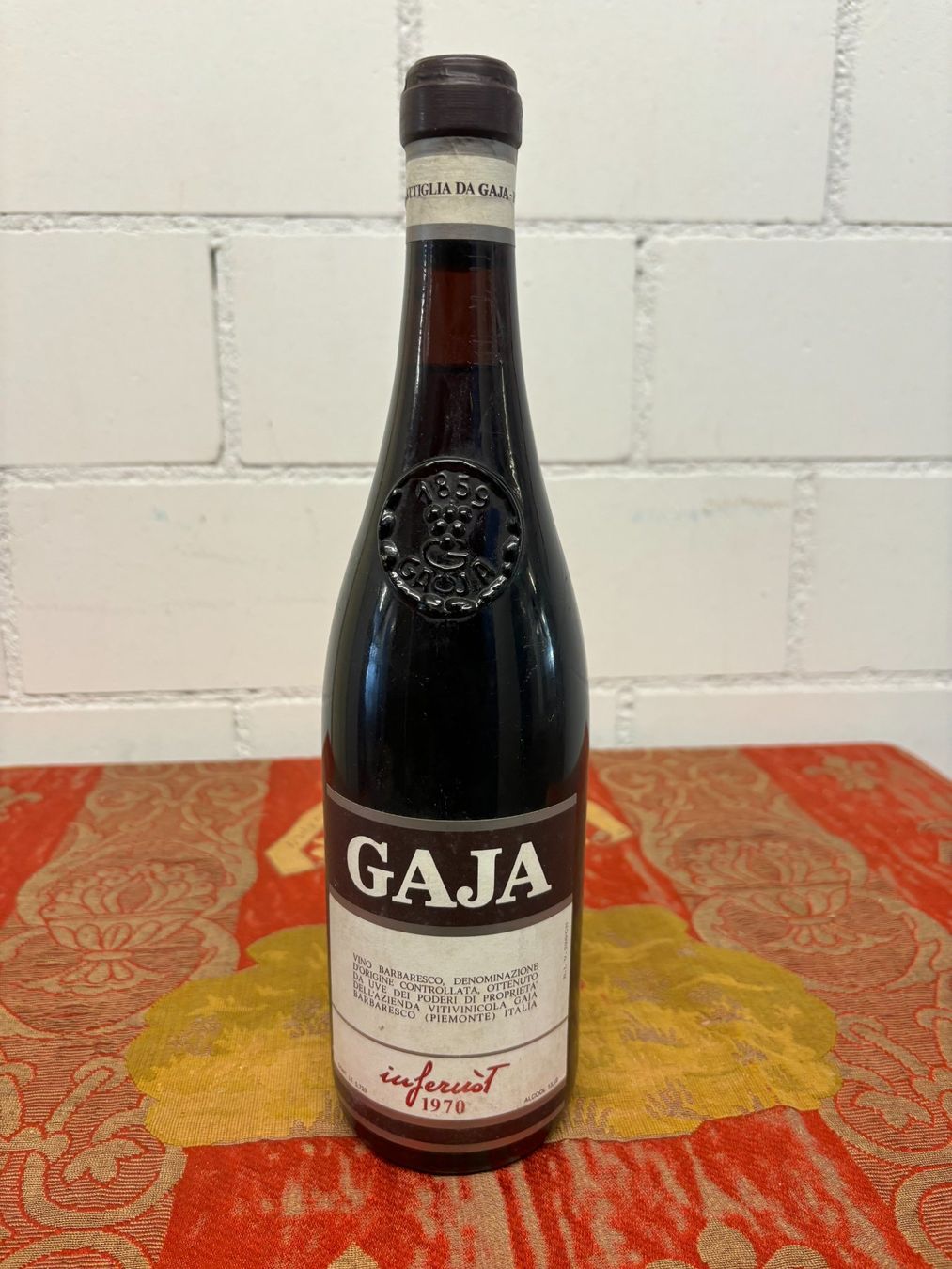 💚💚 1970 Gaja Infernot, Barbaresco DOCG 💚💚 CH SAMMLUNG (Neuf (Voir ...