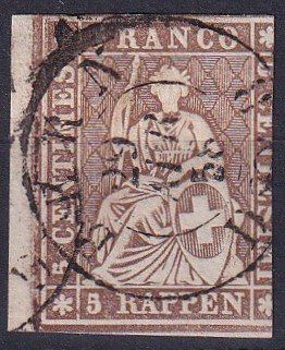 Strubel 22 mit Bogenrand,V-O (Gebraucht) in Samnaun-Compatsch für CHF 7.5 – mit Lieferung auf ...