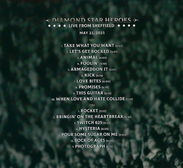 2CD`S/BLURAY: DEF LEPPARD - DIAMOND STAR HEROES (LIVE) 2025 (Neu ...