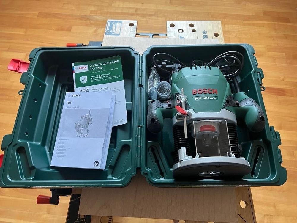 Bosch POF 1400 ACE mit Zubehör (Neu (gemäss Beschreibung)) in Neukirch ...