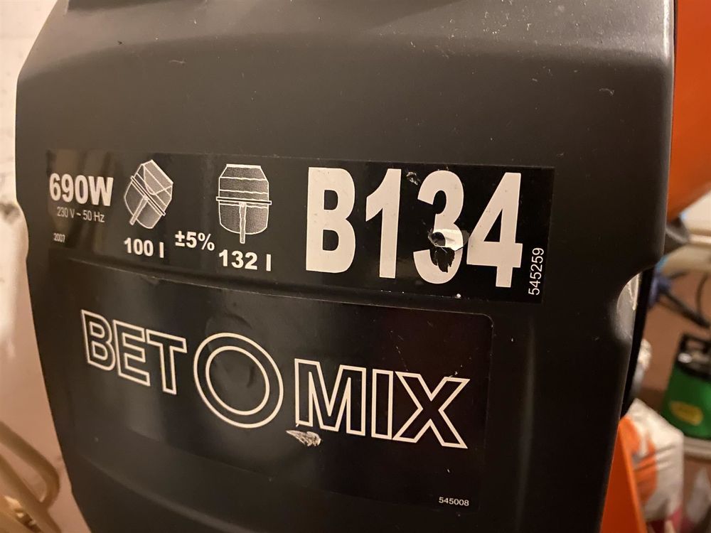 Betonmischer Betomix B134 100L (Gebraucht) in für CHF 144 – nur ...