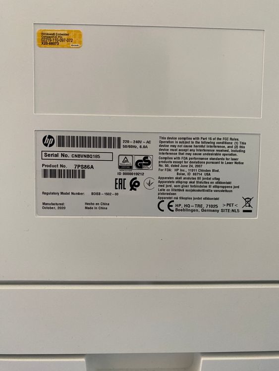 HP LaserJet M612 mit 5 Fächer (Gebraucht) in für CHF 114 – nur Abholung ...