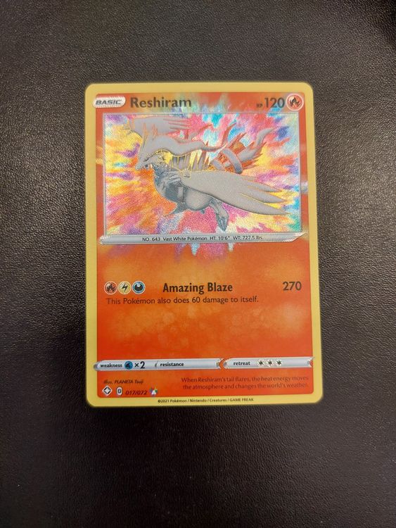 Reshiram Amazing Rare #017 Shining Fates EN (Gebraucht) in Biasca für ...