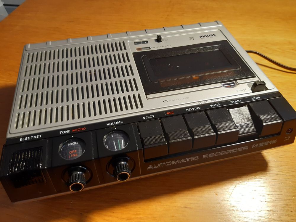 Philips Kassettenrecorder N2215 - cassette recorder (Gebraucht) in für ...