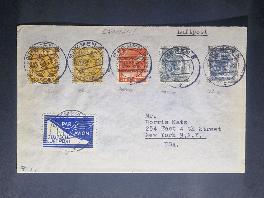 Deutscher Luftpost Brief selten | Kaufen auf Ricardo