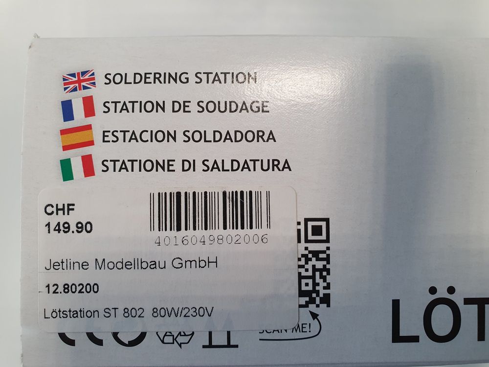 Lötstation ST 802 80 Watt / 230V | Kaufen auf Ricardo
