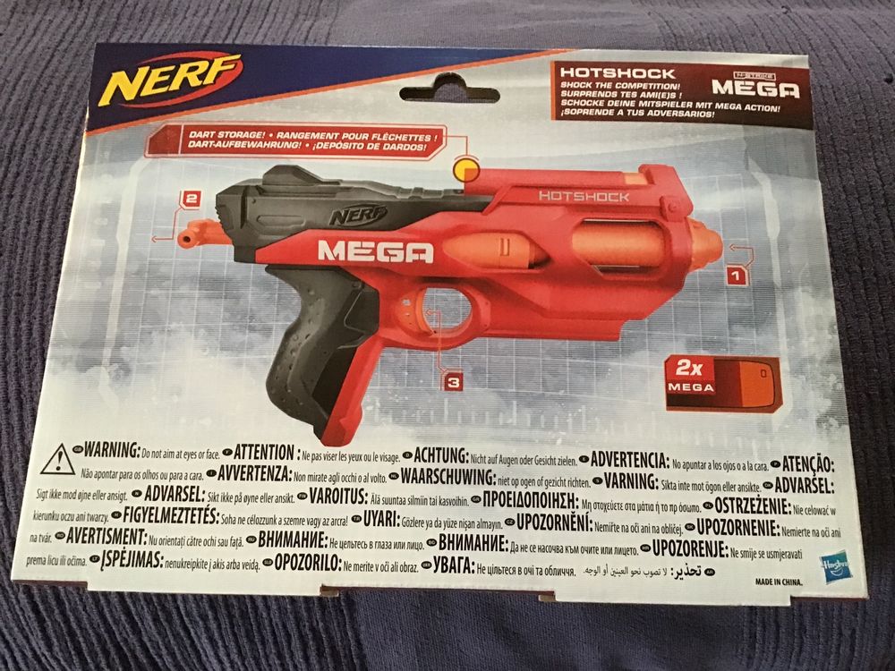 Nerf Hotshock Mega Pistole neu und original verpackt. | Kaufen auf Ricardo