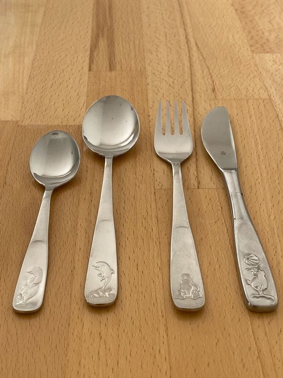 WMF - Kinderset, Kinderbesteck Silber Cromargan Top | Kaufen auf Ricardo