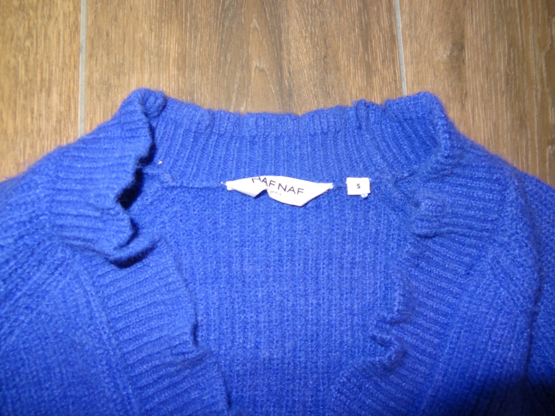 Cardigan bleu Naf Naf, taille S, parfait pour l'hiver! (D'occasion) à ...