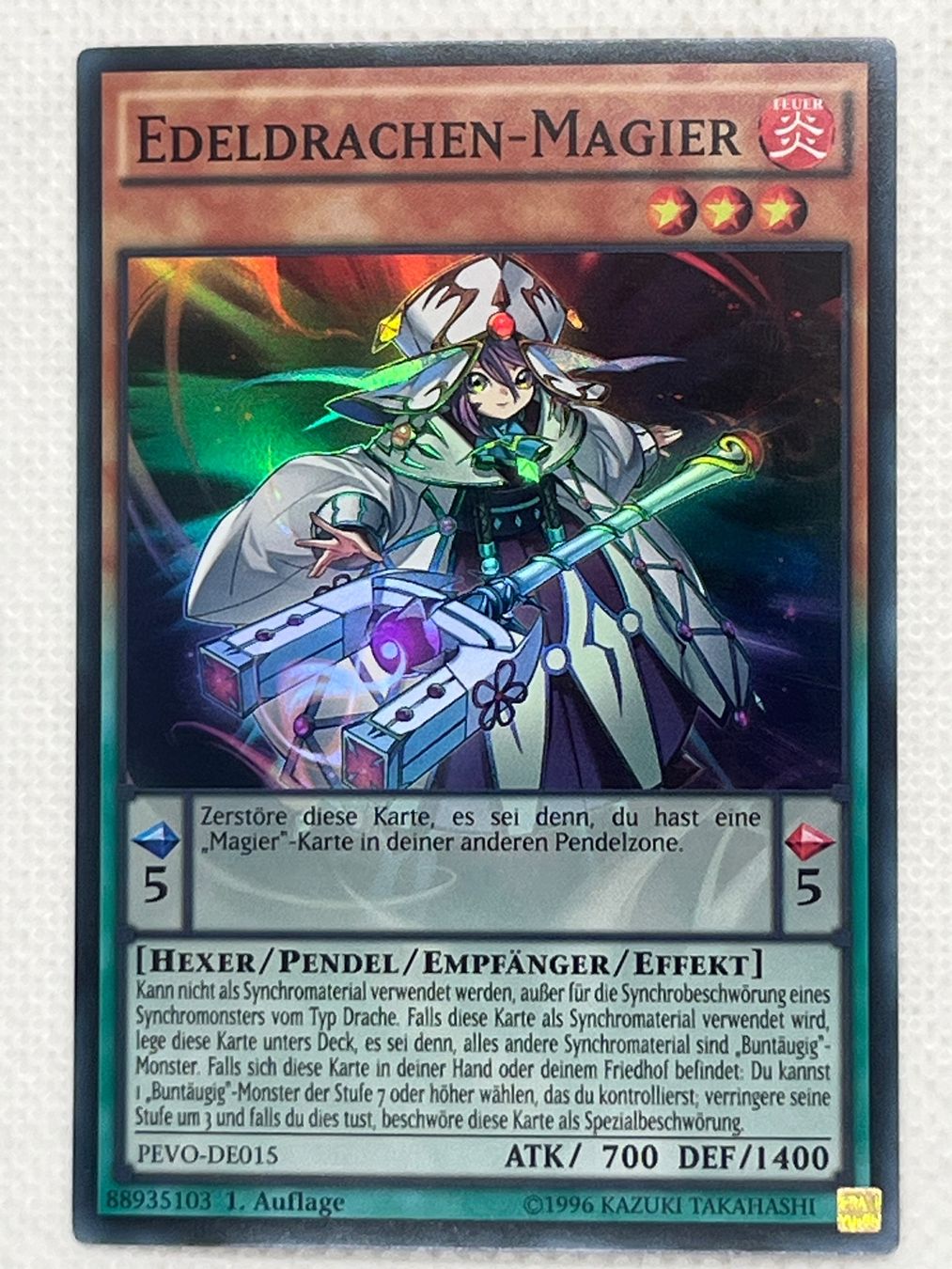 Yu-Gi-Oh! - Edeldrachen-Magier - Selten - Top Zustand! (Gebraucht) in ...