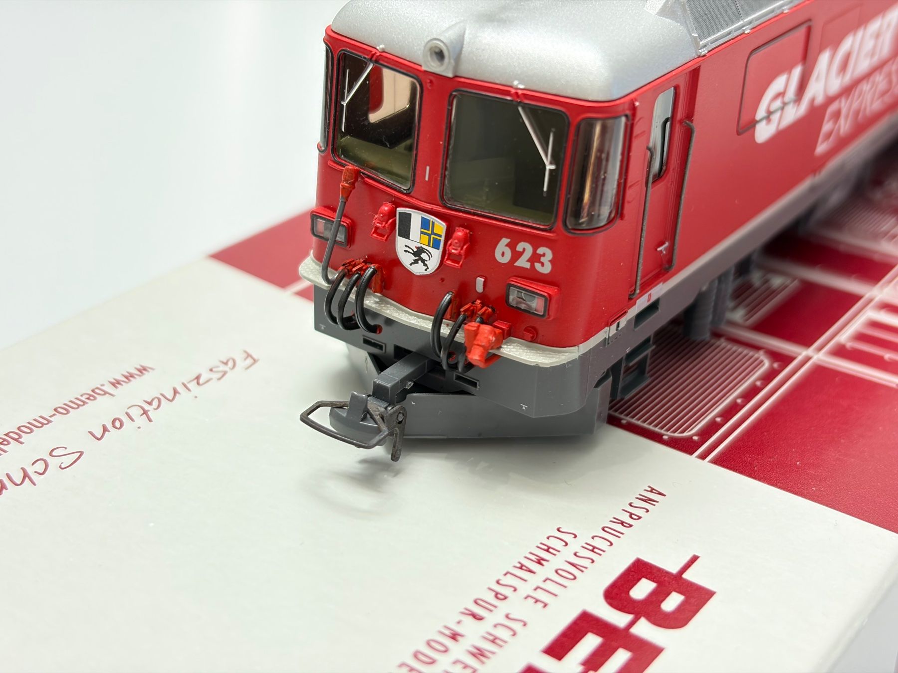 BEMO 1358 183 RhB Ge 4/4 II Glacier-Express /Digital + Sound (Neu und ...