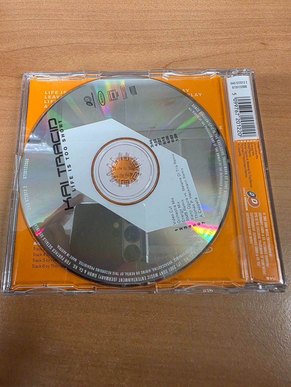 CD Single - Kai Tracid – Life Is Too Short (Gebraucht) in Biberist für ...